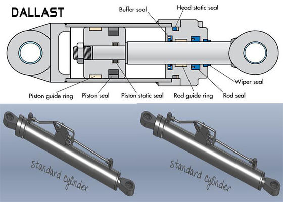 Double Acting Hydraulic Ram on sales - Quality Double Acting Hydraulic ...