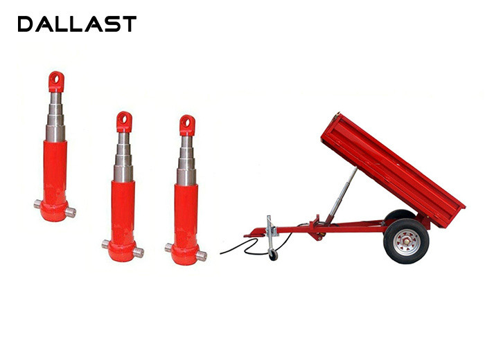 Agricultural Telescopic Hydraulic Ram Dump Truck Trailer Tipper
