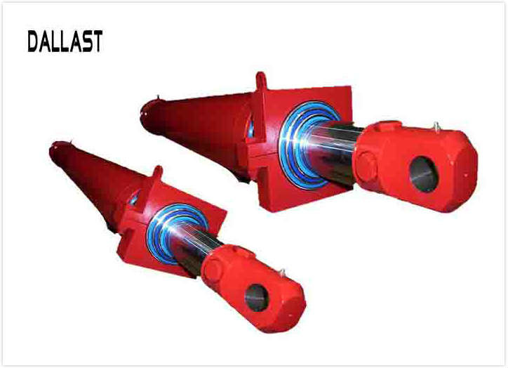 Horizontal Vertical Telescoping Hydraulic Ram , OEM Telescopic ...