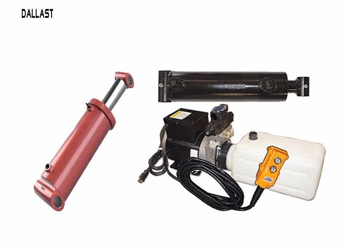 12 Volt Hydraulic Power Pack with 2 Hydraulic Rams Hoses and Fitting ...