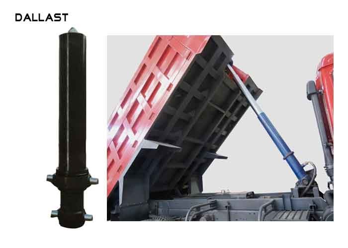 Anti Rust Painting Single Acting Dump Trailer Hydraulic Cylinder 3 ...