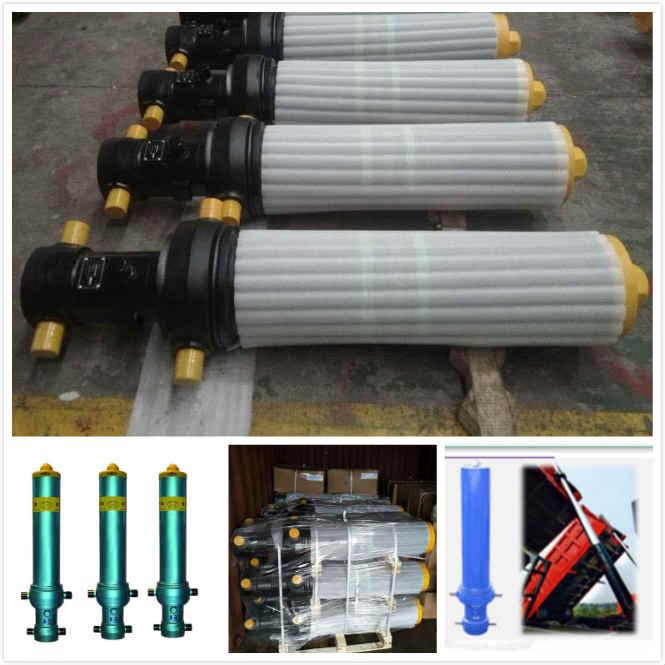 GS Telescopic Hydraulic Ram Single Acting Long Stroke for Mining Trailer