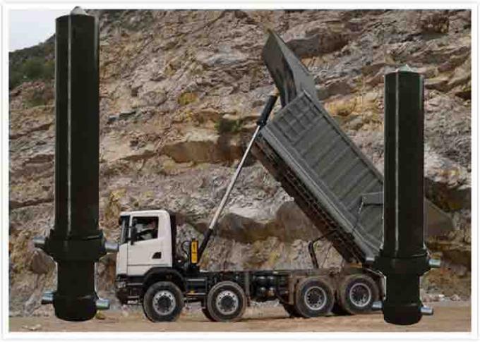 GS Telescopic Hydraulic Ram Single Acting Long Stroke for Mining Trailer