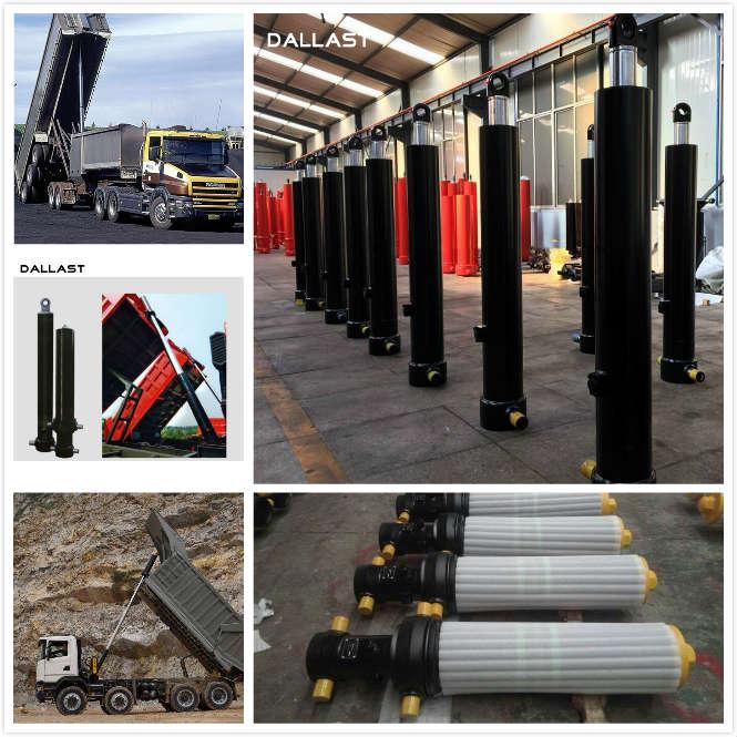 Telescoping Dump Truck Hydraulic Ram Cylinder with ISO / Ts16949