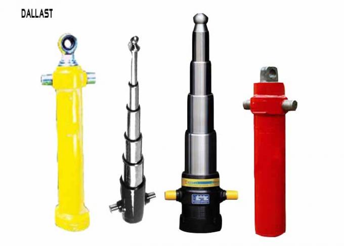 Vertical Hydraulic Ram Single Acting Telescopic Hydraulic Cylinders ...